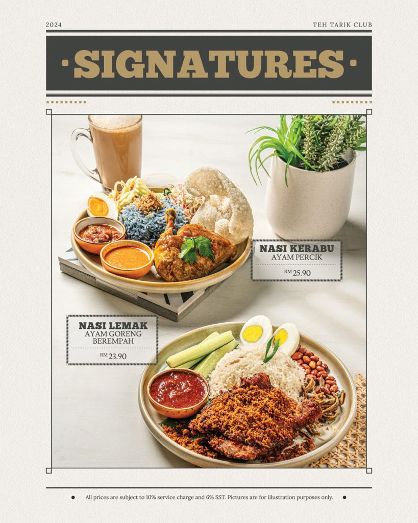 Our Menu | Teh Tarik Club - Authentic Malaysian Cuisine