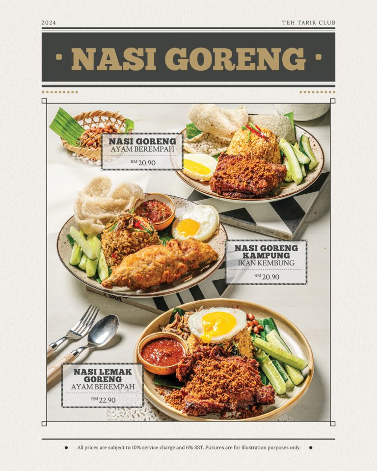Our Menu | Teh Tarik Club - Authentic Malaysian Cuisine